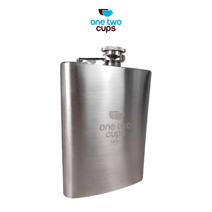 Jual One Two Cups Botol Minum Wine Flask Bentuk Kotak 8oz | Shopee ...
