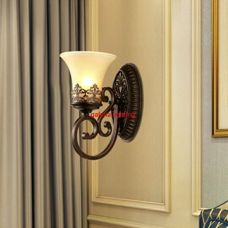Jual Lampu dinding klasik american style ruang tamu tipe 6218/1W ...
