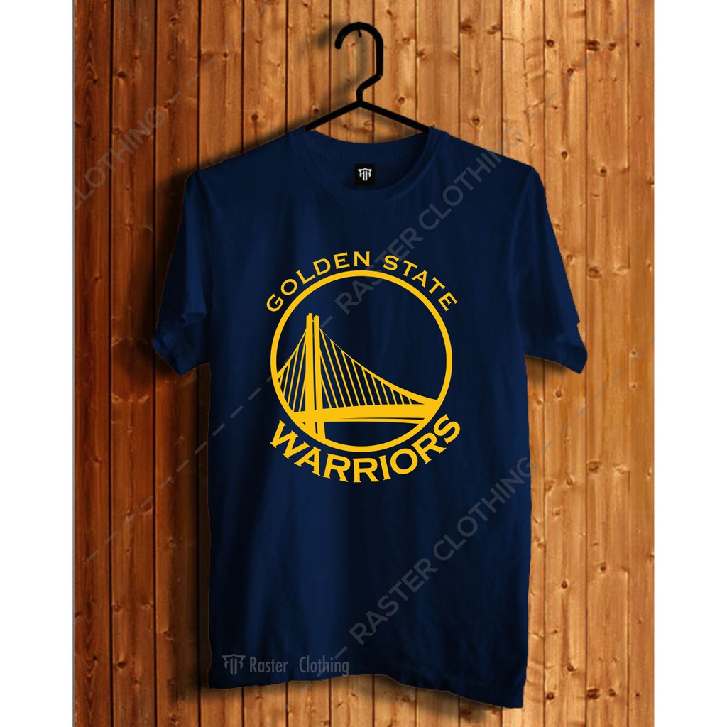 Jual Kaos Tshirt Tees Basket NBA Team GSW Golden State Warriors Logo ...