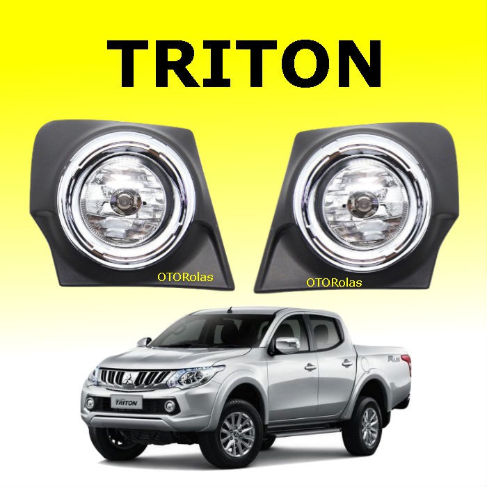 Jual FOG LAMP MITSUBISHI STRADA TRITON 2015 2016 2018 2017 LAMPU KABUT ...