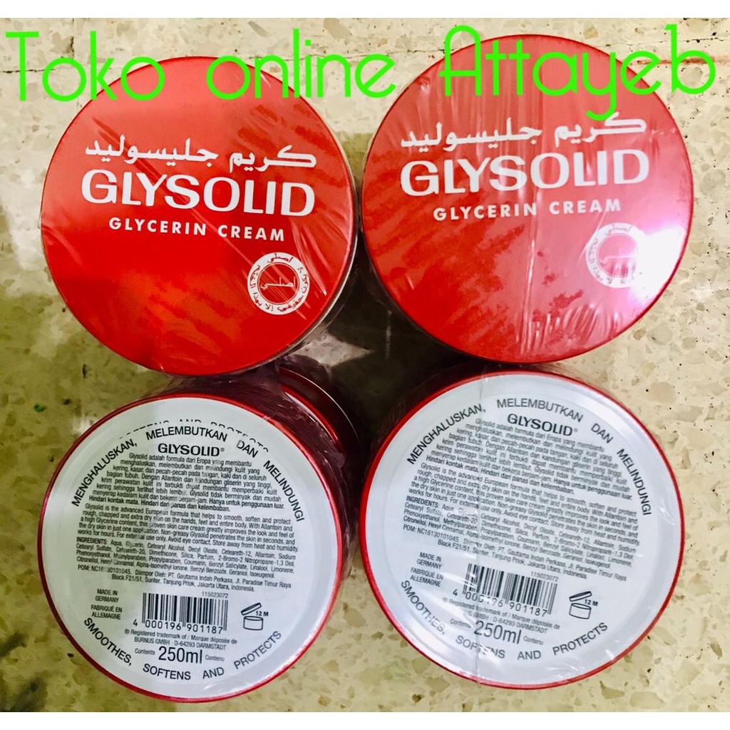 Jual GLYSOLID CREAM 250ml Original Made In Germany | Shopee Indonesia
