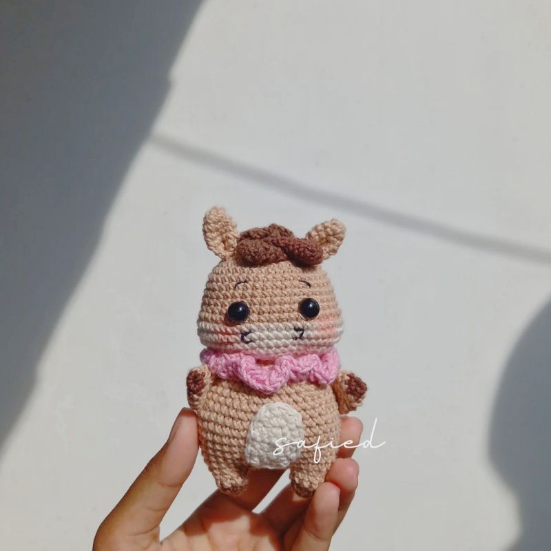 Jual Boneka Rajut Kuda / Horse Amigurumi (Boneka Rajut / Crochet Doll ...