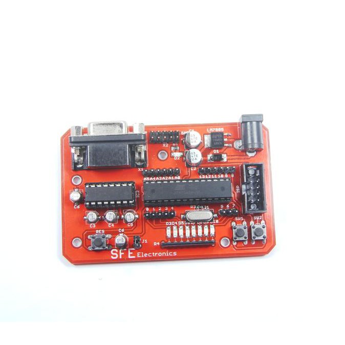 Jual SFE Minsys Atmega8 Serial dengan Mini Trainer (Atmega8 / 168 / 328 ...
