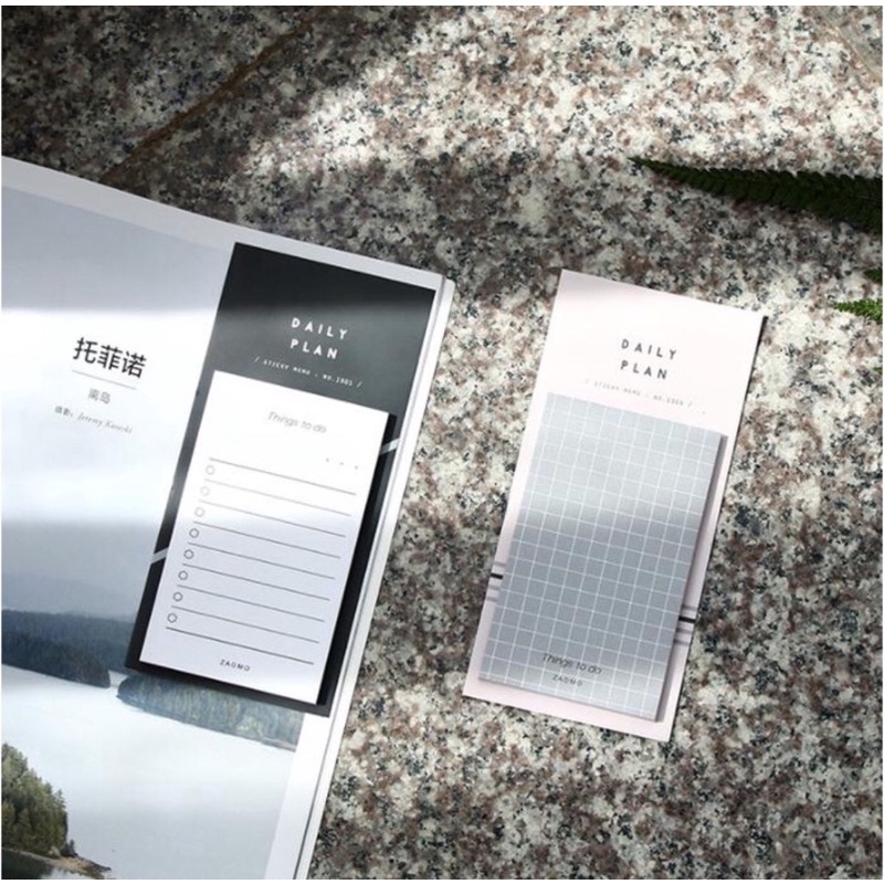 Jual STICKY NOTES 50Lembar STICKY DAILY PLAN Memo Sticky Notes Plain ...