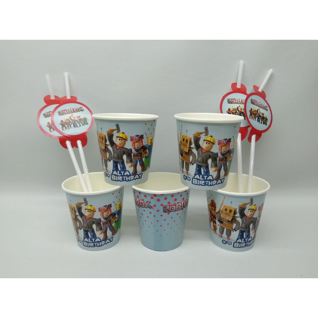 Jual Gelas Kertas Roblox / Papercup Roblox | Shopee Indonesia