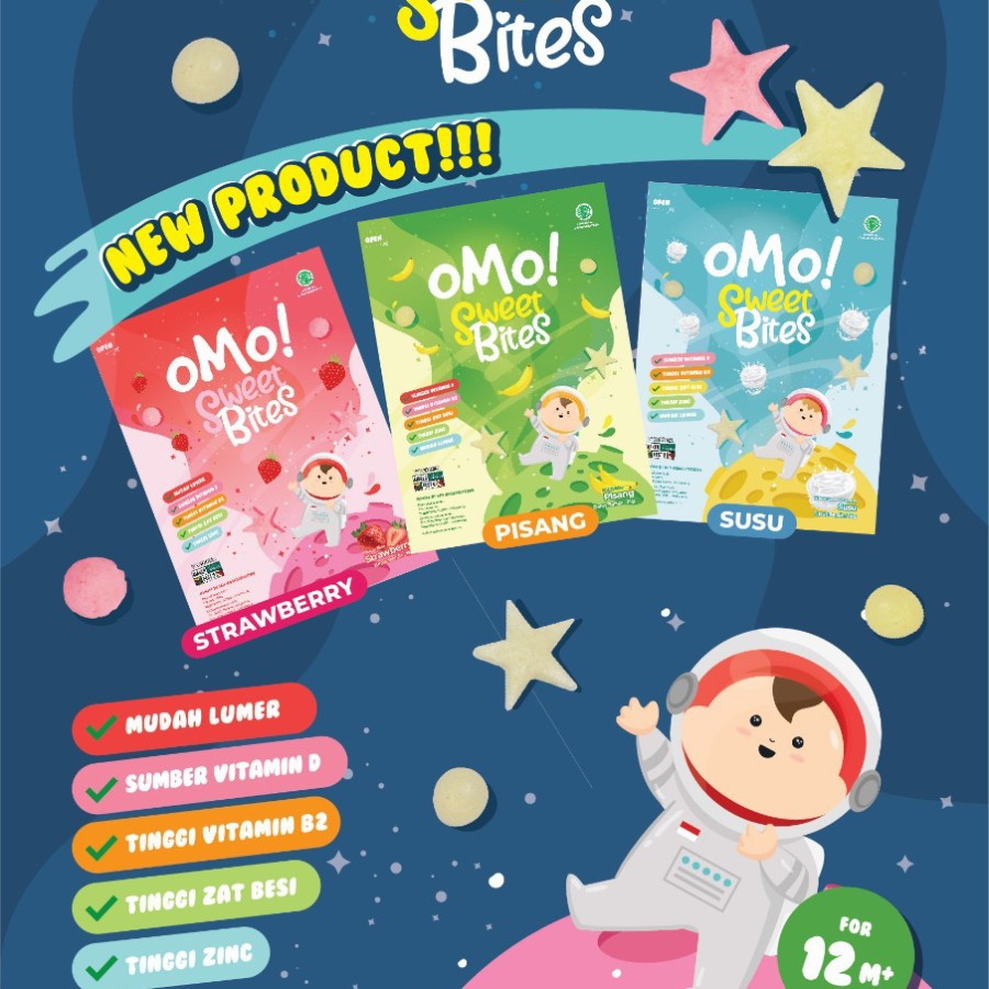 Jual Omo Sweet Bites 15gr Snack Bayi / Makanan Bayi | Shopee Indonesia