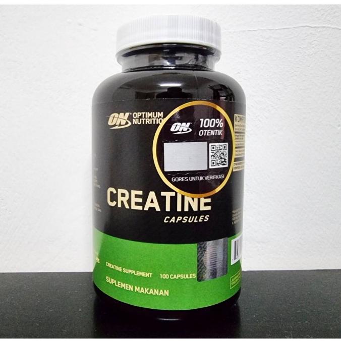 Jual Creatine Monohydrate 2500 ON 100 caps Optimum Nutrition cap capsules | Shopee Indonesia