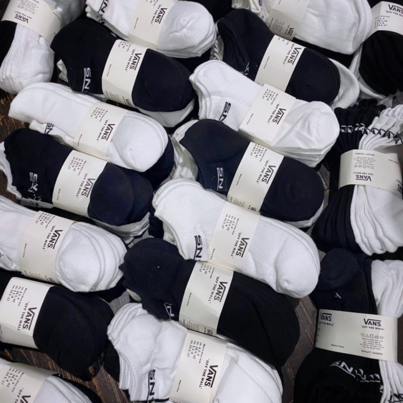 Jual Vans Classic Kick Socks 6 Pack Mix "Black and White" | Shopee ...