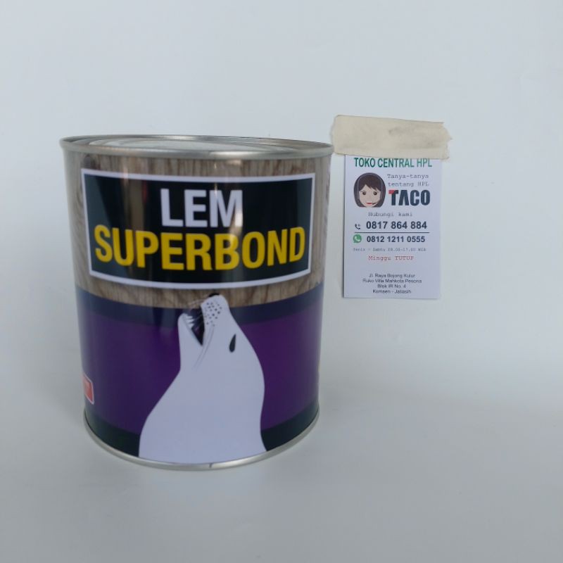 Jual lem kuning super bond superbond lem hpl, aksesoris mebel | Shopee ...