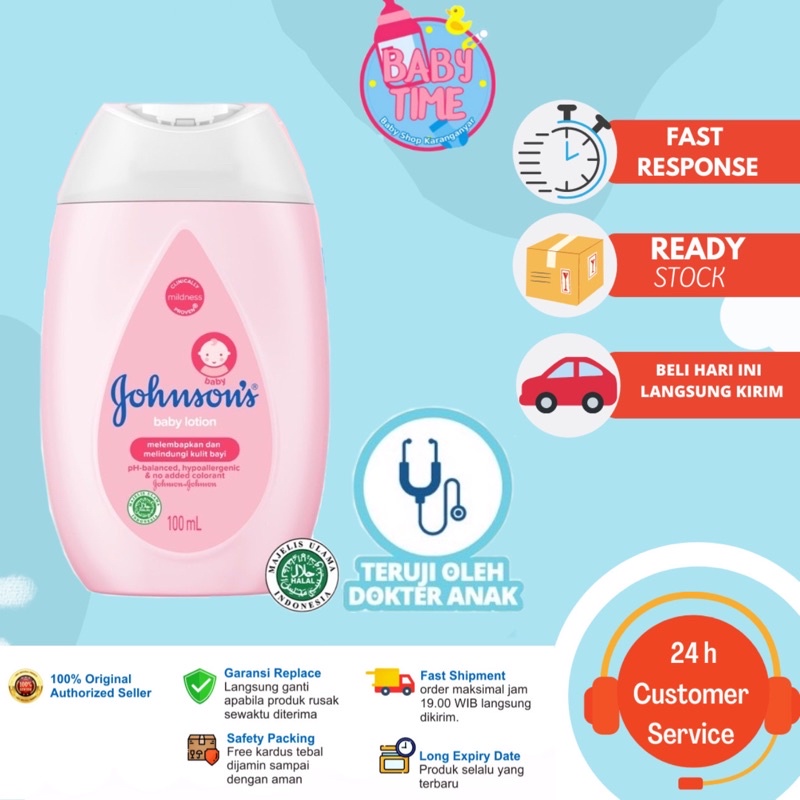 Jual Johnson's ® baby Lotion 100 & 200ml / Lotion bayi / johnson ...