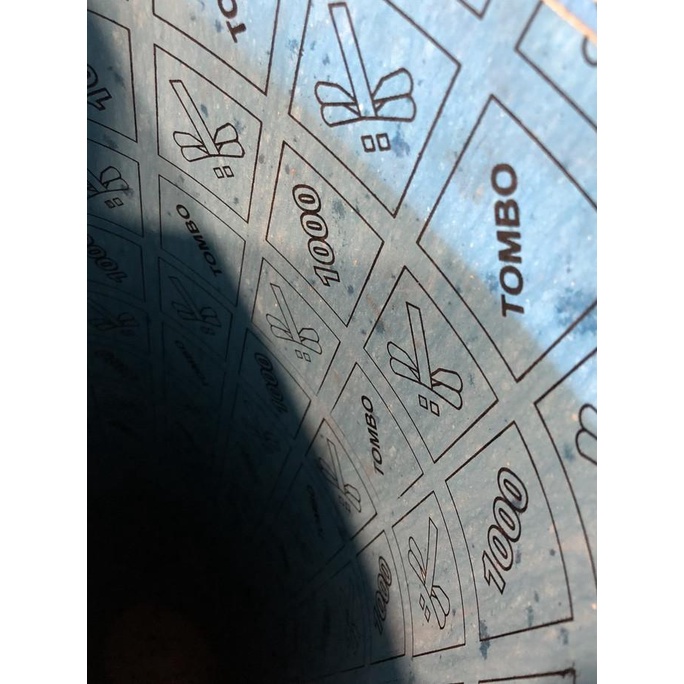 Jual TOMBO 1000 Biru 0.5mm Packing api kertas gasket flange seal asbestos | Shopee Indonesia