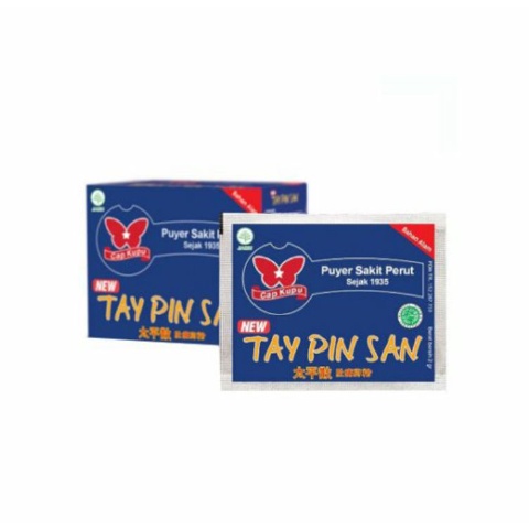 Jual TAY PIN SAN SACHET CAP KUPU KUPU Obat Sakit Perut Mencret | Shopee ...