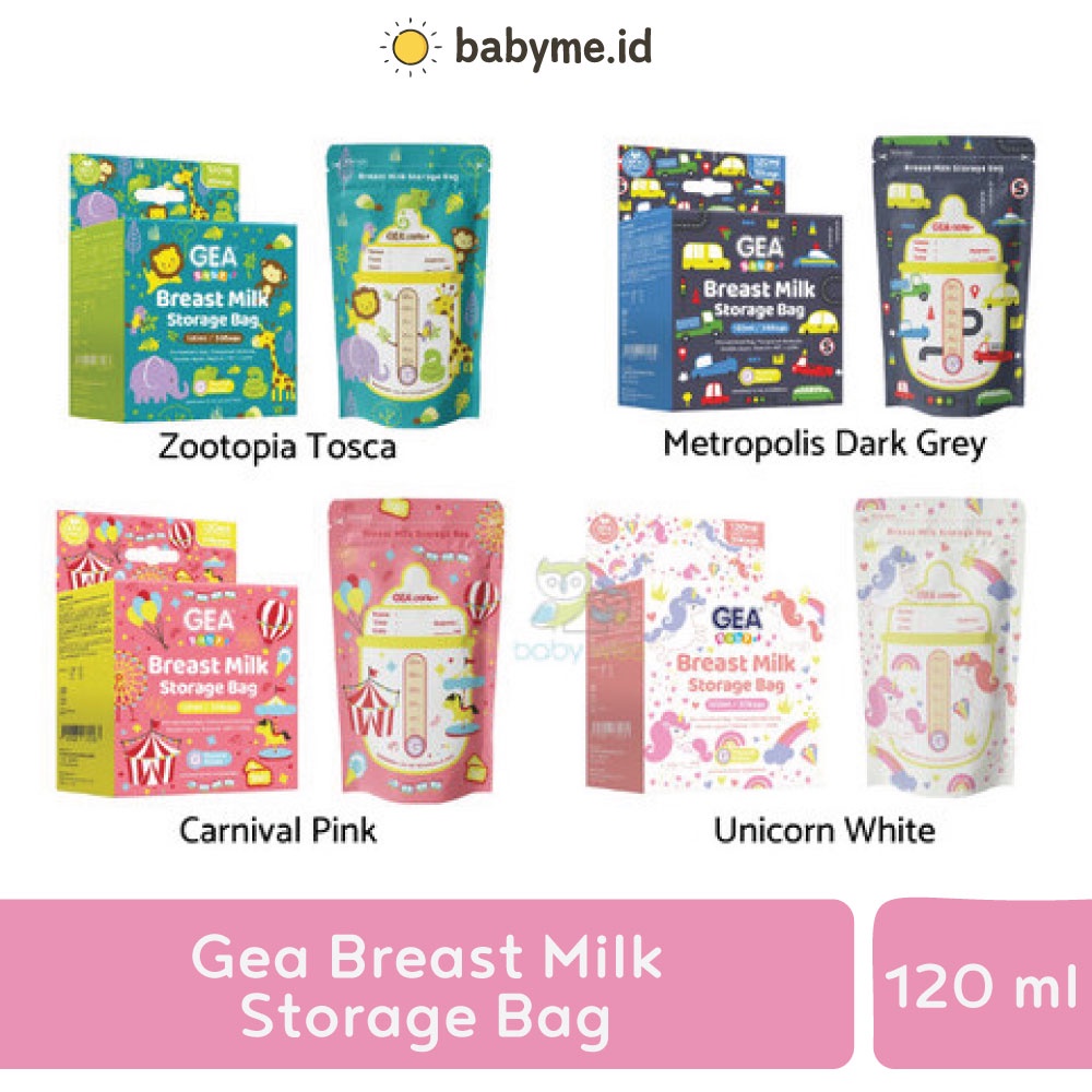 Jual Gea Baby Kantong ASI / Breast Milk Storage Bag 120ml | Shopee Indonesia