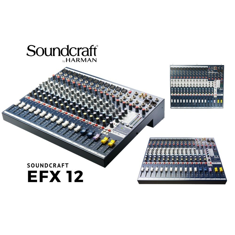 Jual MIXER SOUNDCRAFT EFX 12 Mixer audio efx12 ( 12 CHANNEL FULL ...