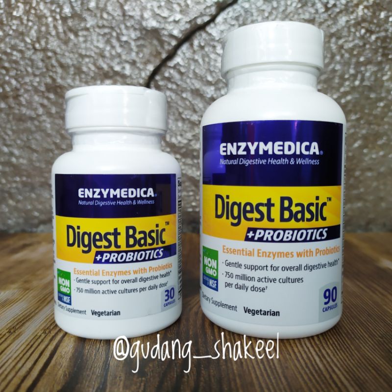 Jual Enzymedica Digest Basic + Probiotic 30 / 90 Capsules | Shopee ...