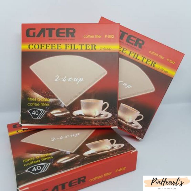 Jual GATER - COFFEE PAPER FILTER V60 | SARINGAN KOPI KERTAS | COFFEE ...