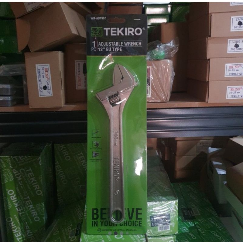 Jual spana tekiro/kunci inggris tekiro 12"/12inch | Shopee Indonesia