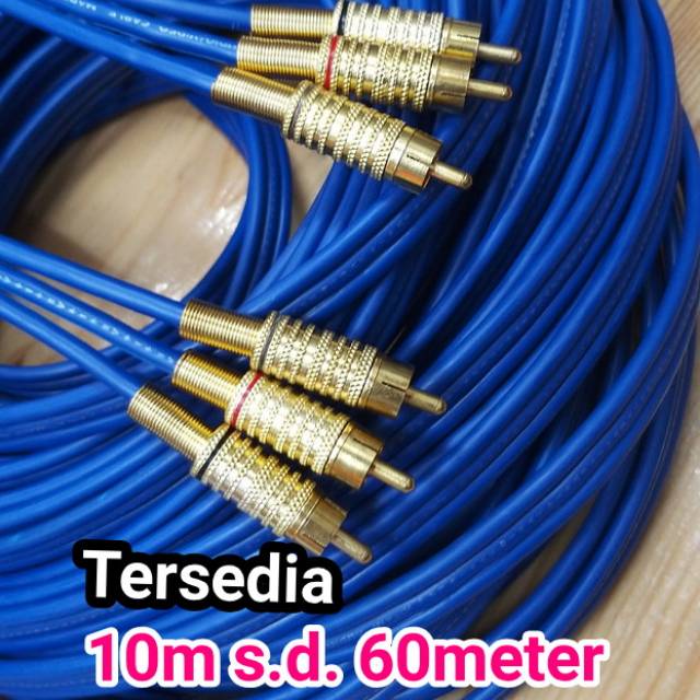 Jual Kabel RCA 30m kitani | Shopee Indonesia