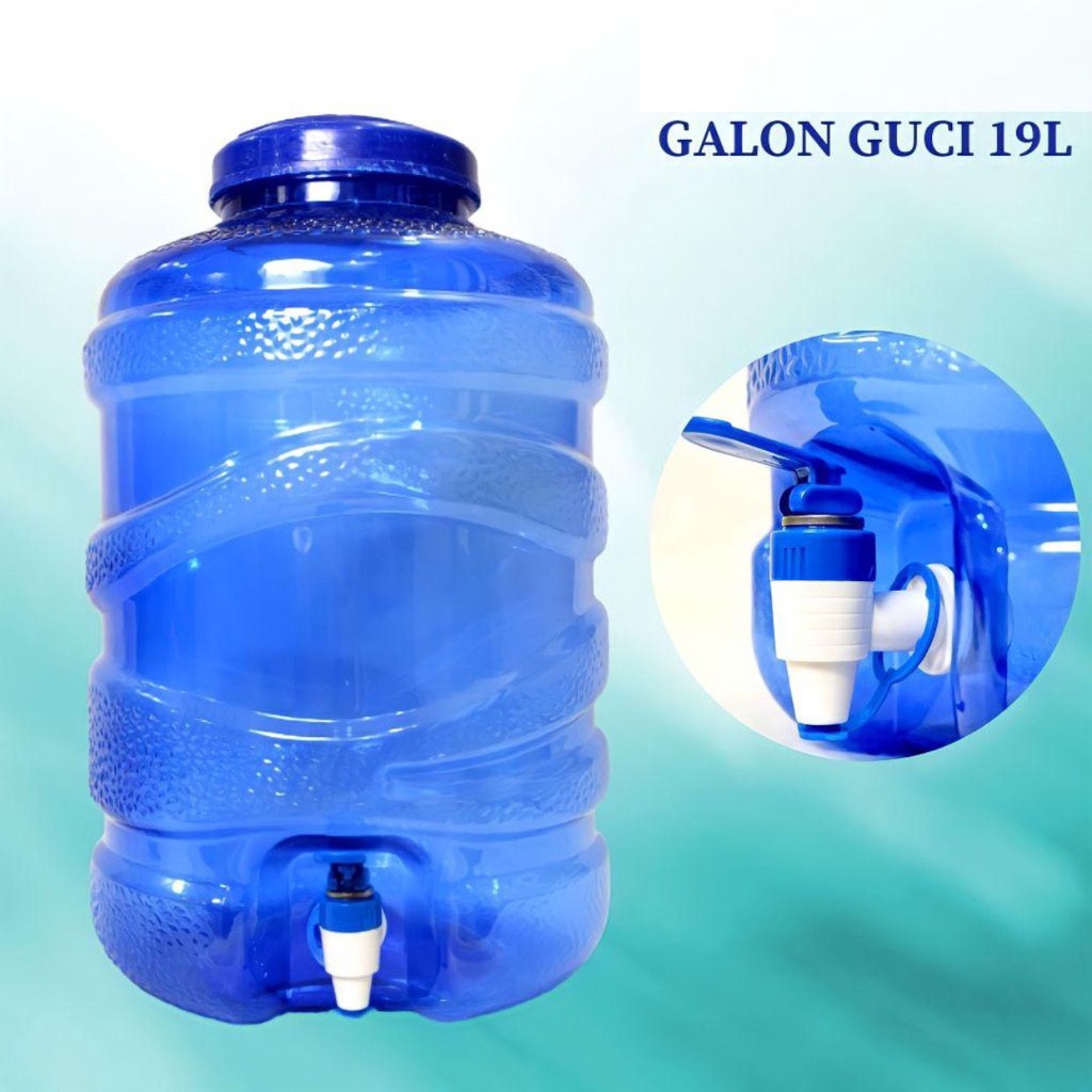 Jual Galon Guci 19 L / Galon 19 Liter pakai Kran | Shopee Indonesia