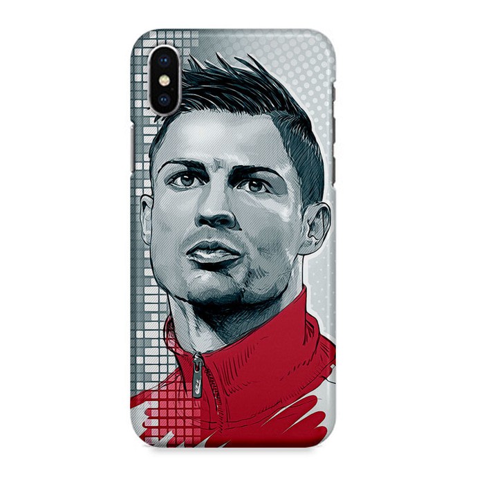 Jual Indocustomcase Cristiano Ronaldo Casing Case Cover For iPhone X ...