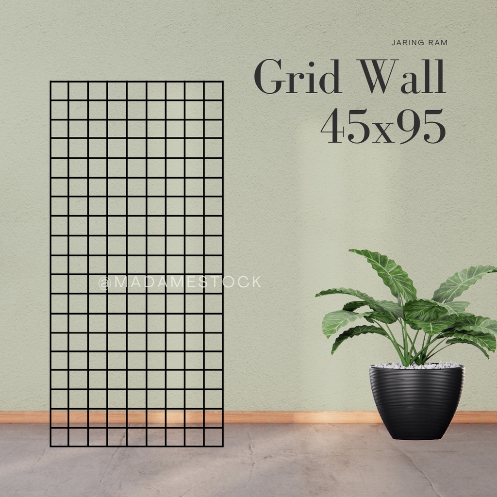 Jual [BISA COD] TENBO GRID WALL 45X95 / DIY HIASAN DINDING / WIRE MESH ...