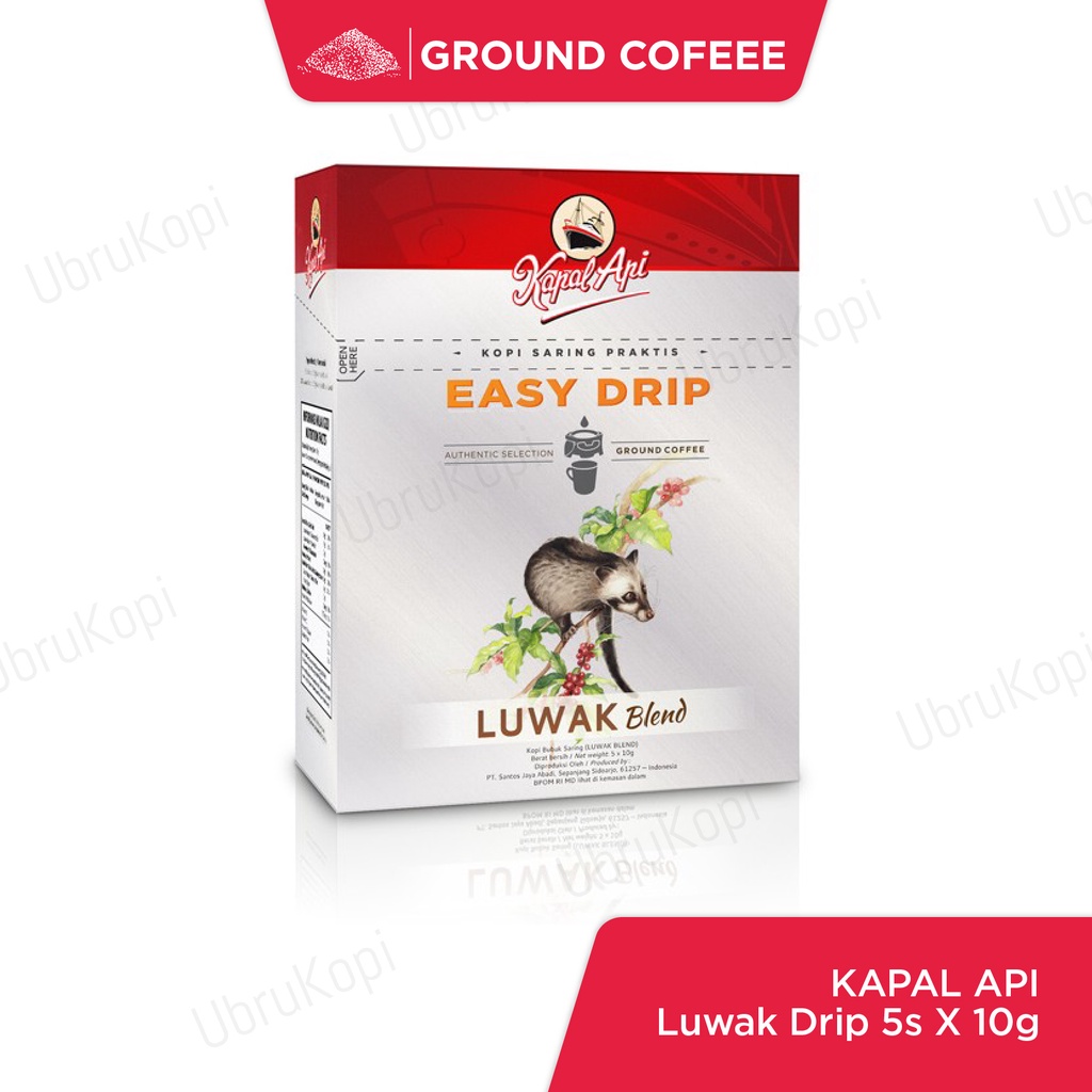 Jual Kapal Api Kopi Luwak Drip (5pcs / 10gr) | Shopee Indonesia
