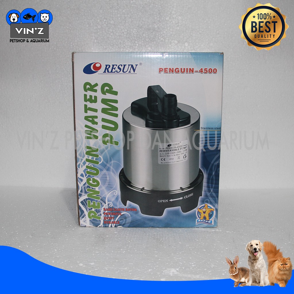 Jual Resun Penguin-4500 Stainless Pompa Air Celup Submersible Water Pump | Shopee Indonesia