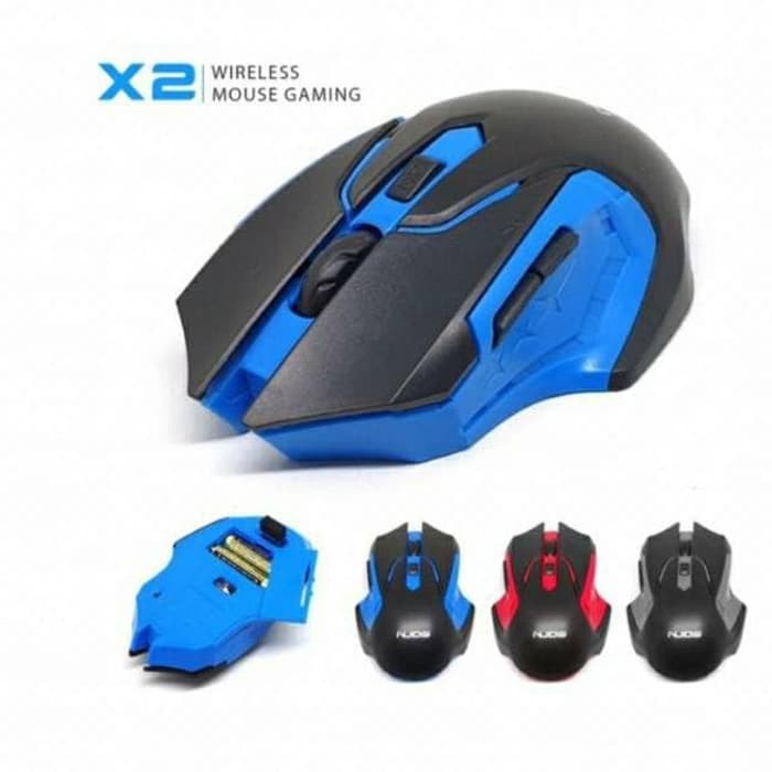 Jual MOUSE WIRELESS GAMING X2 NUOS | Shopee Indonesia