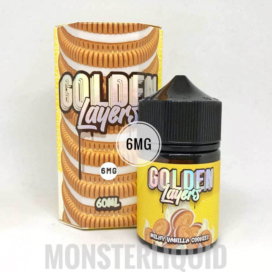 Jual GOLDEN LAYERS MILKY VANILLA COOKIES 60ML | Shopee Indonesia
