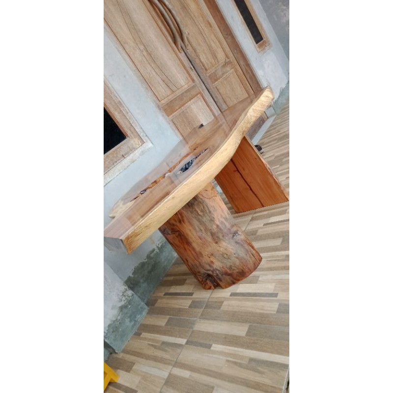 Jual meja kayu balok | Shopee Indonesia
