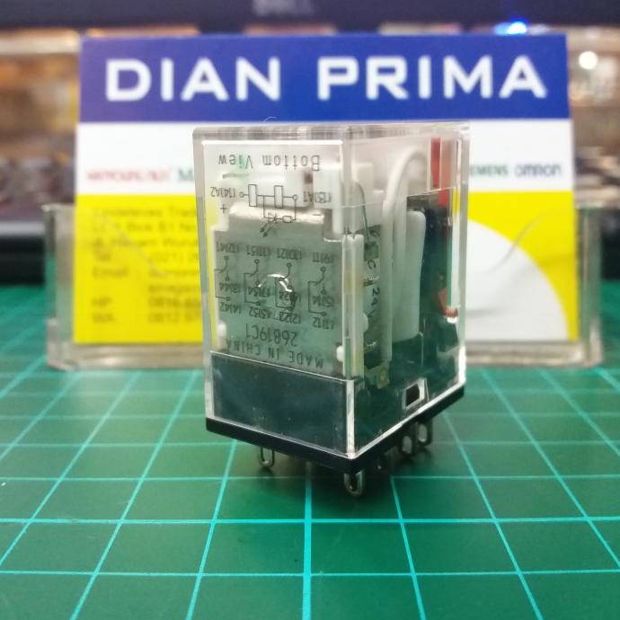 Jual Omron Relay MY4N-GS 24Vdc 4NO 4NC 14kaki 3A 250V | Shopee Indonesia