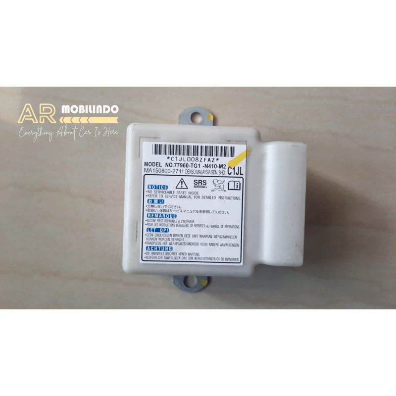 Jual Modul Module Ecu Airbag Honda Mobilio Brio 77960-TG1-N410-M2 ...
