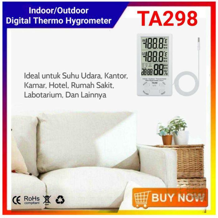 Jual Digital Thermometer Suhu Ruangan Hygrometer Humidity Indoor ...