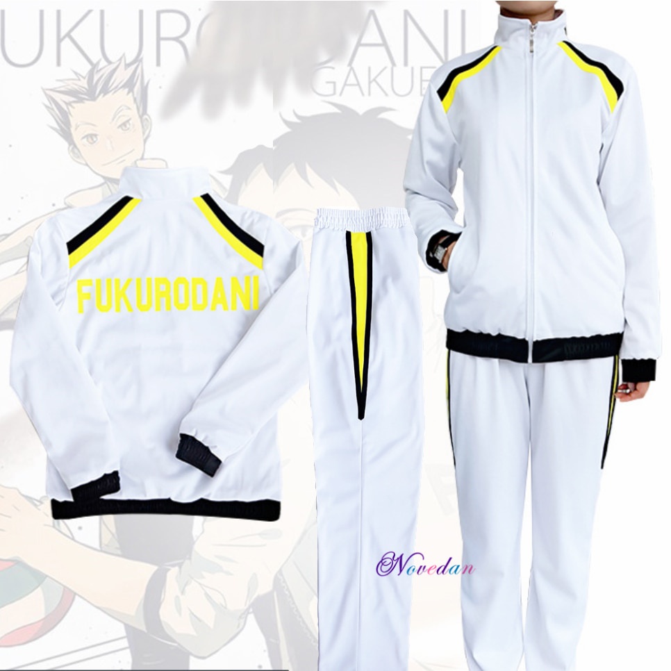 Jual preOrder Haikyu Haikyuu!! Fukurodani Cosplay Costume Kotaro Bokuto ...