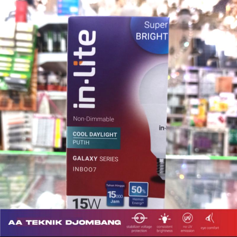 Jual Lampu Led 15 Watt Inlite Putih | Shopee Indonesia