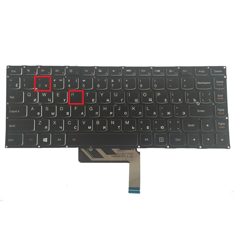 Jual IMPORT NEW Russian laptop keyboard for Lenovo ThinkPad Yoga 4 PRO ...