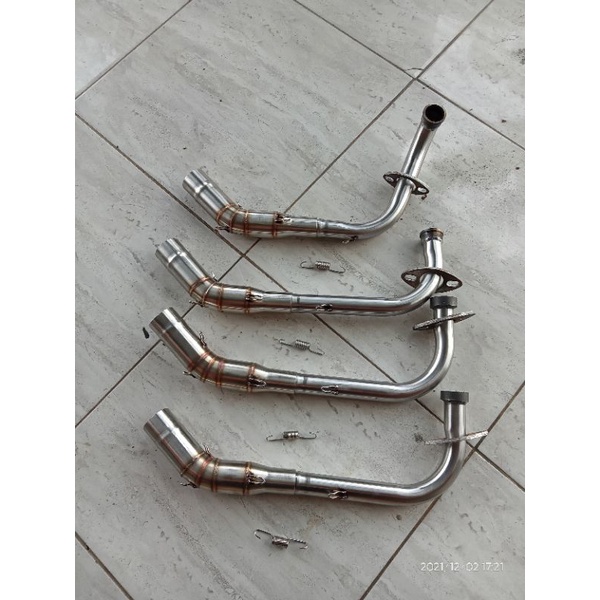 Jual leher knalpot inlet 38 32 35 mm Beat Karbu fi pop karbu street ...