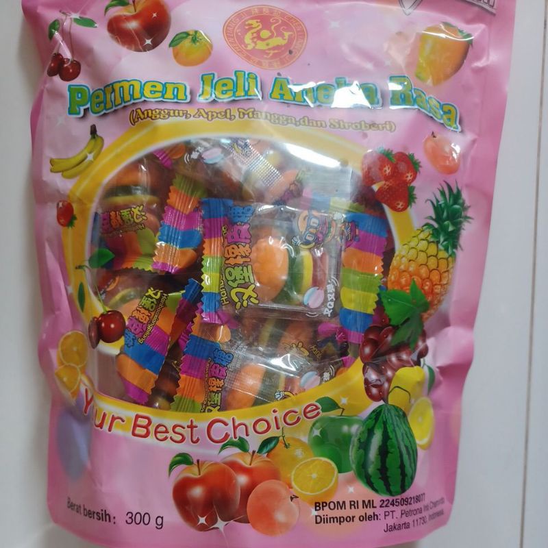 Jual PERMEN JELI ANEKA RASA PERMEN LUNAK/JELLY/PERMEN JELLY | Shopee ...