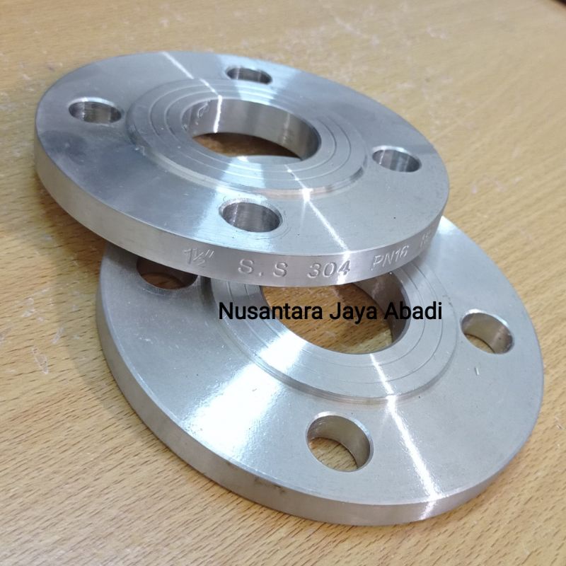 Jual Flange DIN PN 16 Stainless 304 1 1/2 " inchi DN 40 RF | Shopee ...
