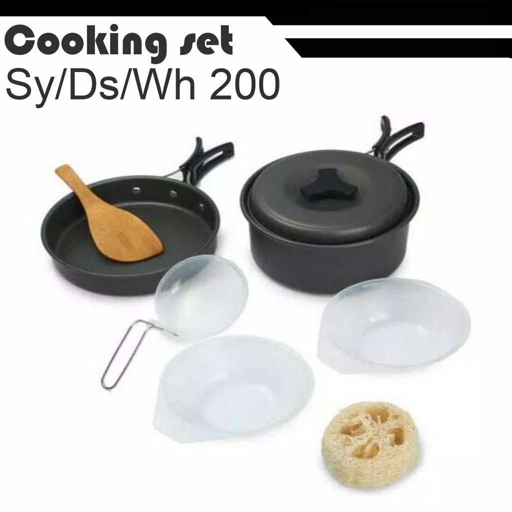 Jual NESTING / PANCI KEMPING / COOKING SET / DS200 | Shopee Indonesia