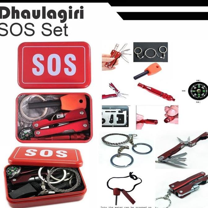 Jual portable SOS tool kit earthquake emergency onboard outdoor ...