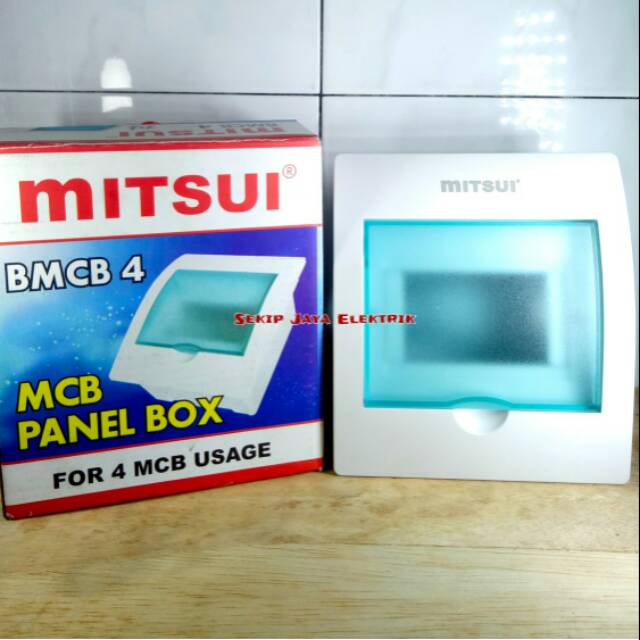 Jual MCB Box / Kotak Panel MCB Mitsui BMCB 4 untuk 4 buah MCB | Shopee ...