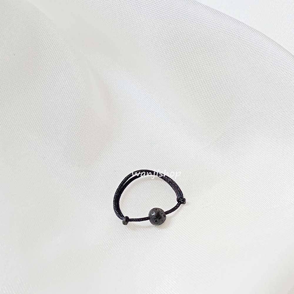 Jual CINCIN Benang Tali Tipis Batu Alam Tiger Eye Clear Marble Giok ...