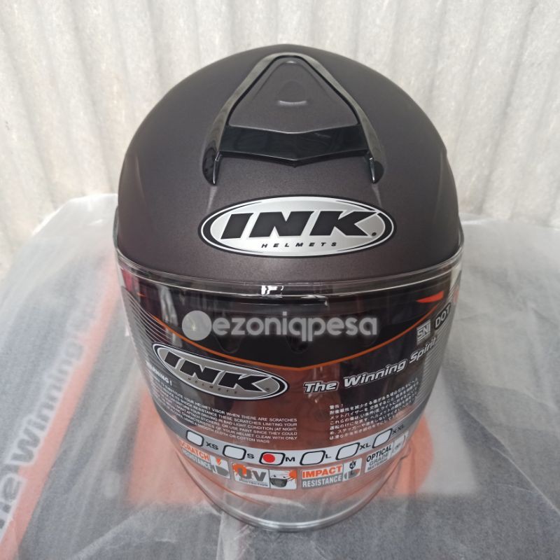 Jual HELM INK DYNAMIC SOLID GUNMET DOFF ORI ORIGINAL | Shopee Indonesia