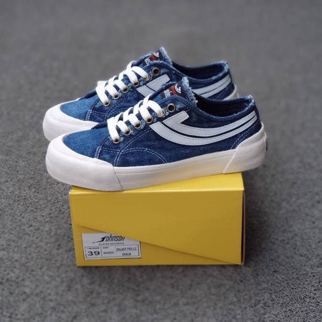 Jual SEPATU JOHNSON GALAXY PRO LOW CUT DENIM 36-45 | Shopee Indonesia