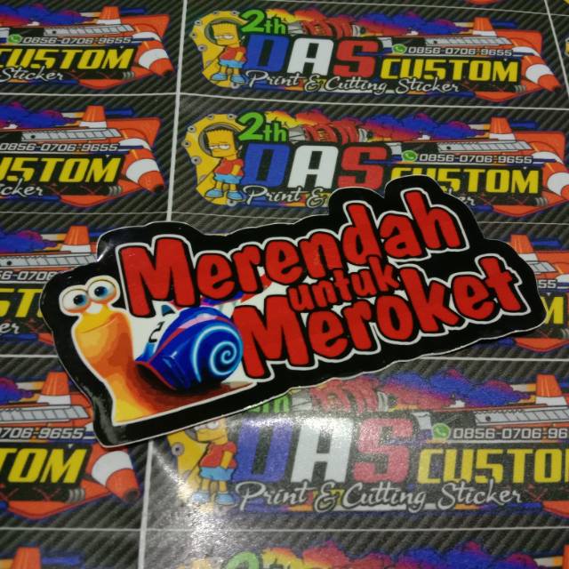Jual Sticker printing Merendah Untuk Meroket | Shopee Indonesia