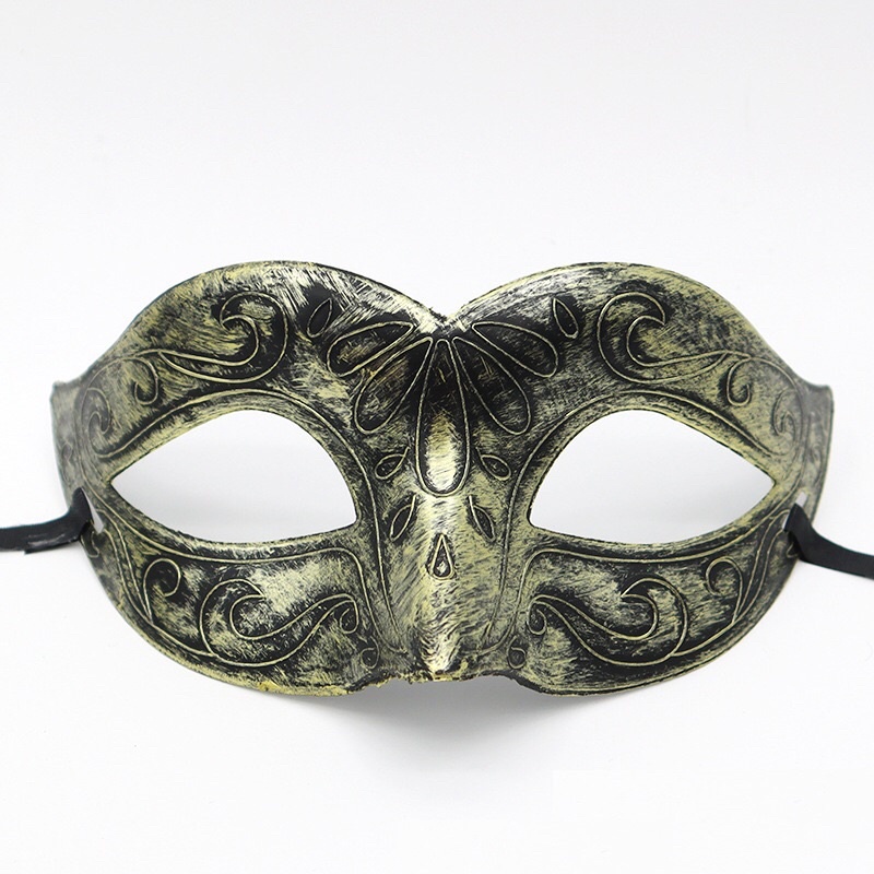 Jual Topeng Masquerade Pria Party Mask Halloween Event Prop Pesta ...