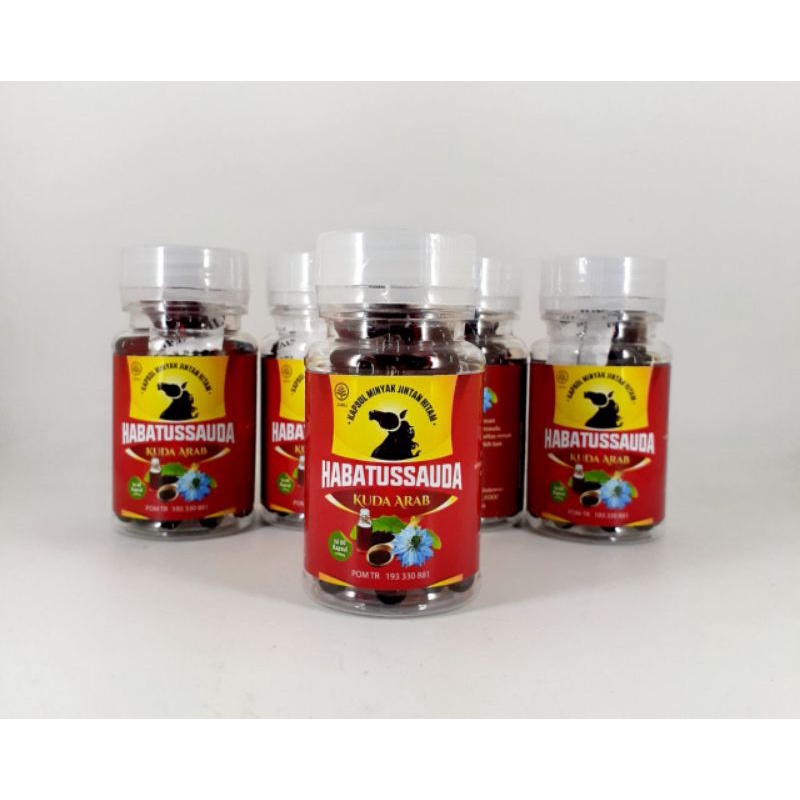 Jual KAPSUL JINTAN HITAM - HABATUSSAUDA CAP KUDA ARAB 60 Kapsul ...