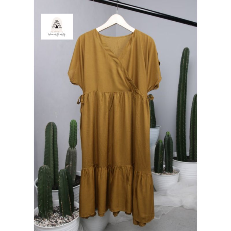 Jual DASTER KIMONO POLOS JUMBO || DASTER RUFFLE KIMONO JUMBO || DASTER ...