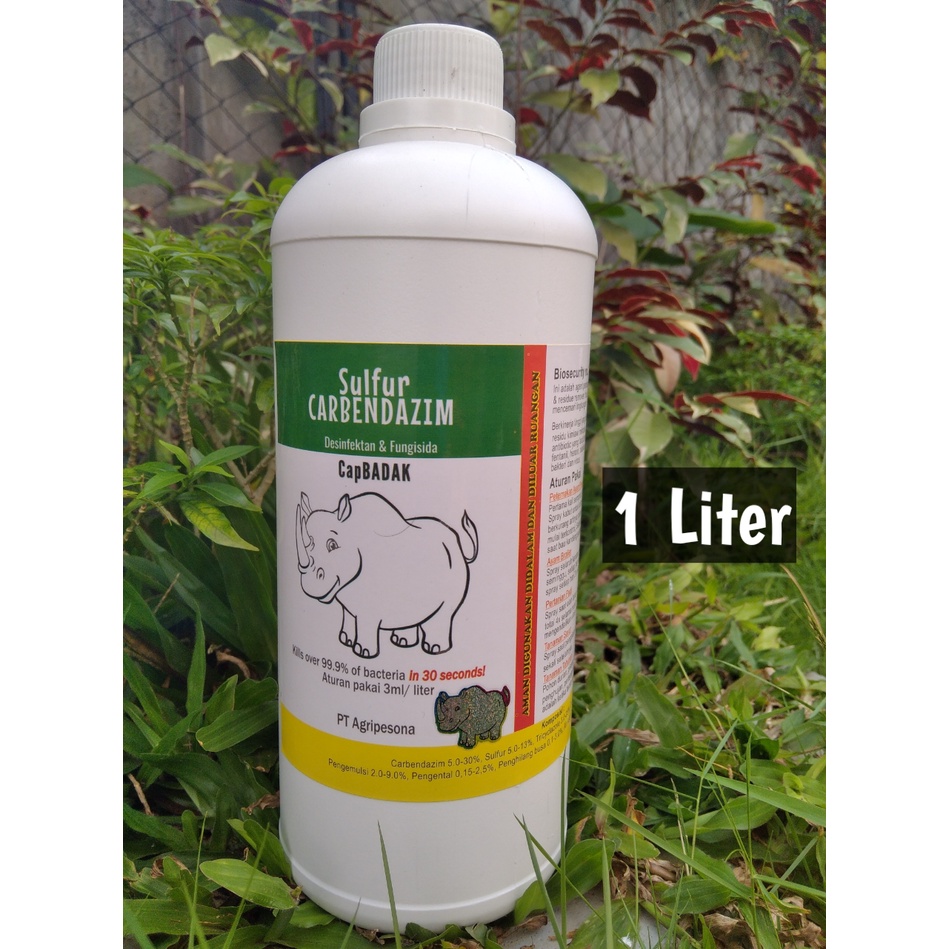 Jual Disinfektan & Fungisida (Sulfur Carbendazim) Cap Badak kemasan 1 ...